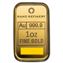 Gold 1 oz Rand Refinery minted bar | Silver Bullion
