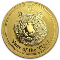 Gold Lunar Tiger Series II Coin 2010 1 oz | Silver Bullion
