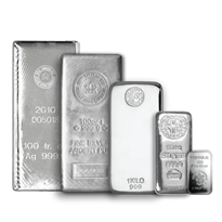 LBMA Various Brand Silver Bar - 50g | Silver Bullion