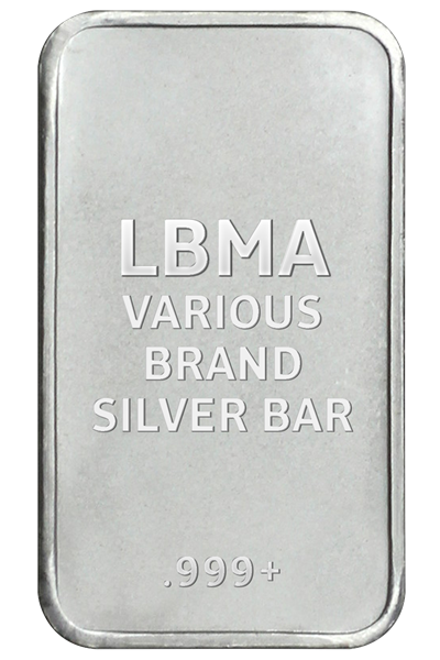 LBMA Various Brand Silver Bar - 10 oz | Silver Bullion