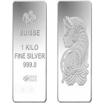 PAMP Suisse Silver Minted Bar - 1 kg | Silver Bullion