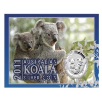 Silver CARDED Koala Coin 2011 - 1 oz | Silver Bullion