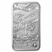 Dragon Rectangular Silver Coin 2022 - 1 oz | Silver Bullion