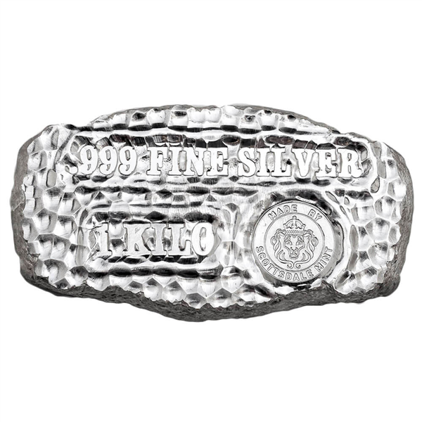 Scottsdale Mint Silver TOMBSTONE Nugget - 1 kg | Silver Bullion