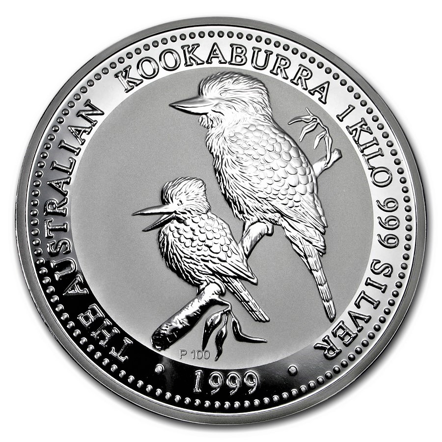 Silver Kookaburra Coin 1999 - 1 kg | Silver Bullion