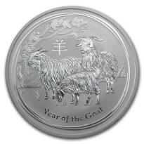 Silver Lunar Coin 2015 - Year of the Goat II - 1 oz | Silver Bullion