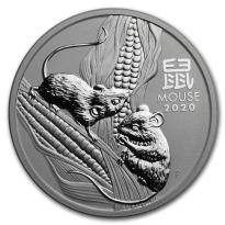 Silver Lunar Coin 2020 - Year of the Mouse III - 2 oz | Silver Bullion