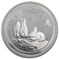Silver Lunar Coin 2011 - Year of the Rabbit II - 2 oz | Silver Bullion