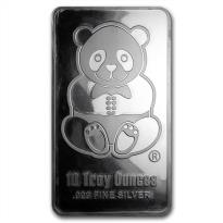 GMS Sunshine Mint Panda Silver Bar - 10 oz | Silver Bullion