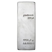 Platinum 1 kg LPPM Good Delivery bar | Silver Bullion