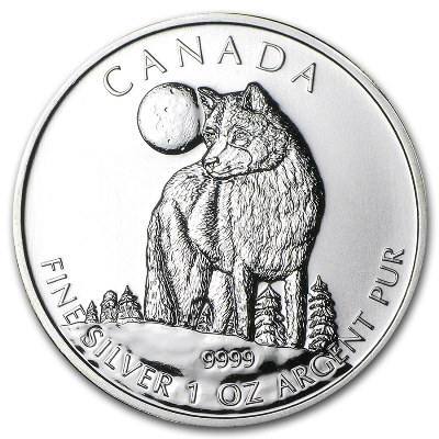 Silver Coin Wildlife Series Wolf 2011 - 1 oz | Silver Bullion