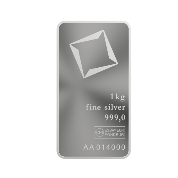 Valcambi Silver Minted Bar - 1 kg | Silver Bullion