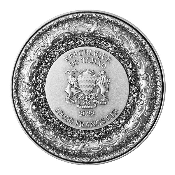 Silver Numis Forbidden Phoenix Antique Coin HR 2021 2 oz | Silver Bullion