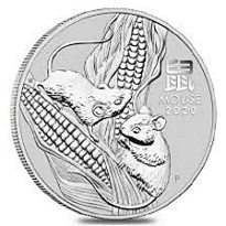 Silver Lunar Coin 2020 - Year of the Mouse III - 5 oz | Silver Bullion