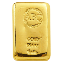 Gold 5 oz ABC Bullion cast bar | Silver Bullion