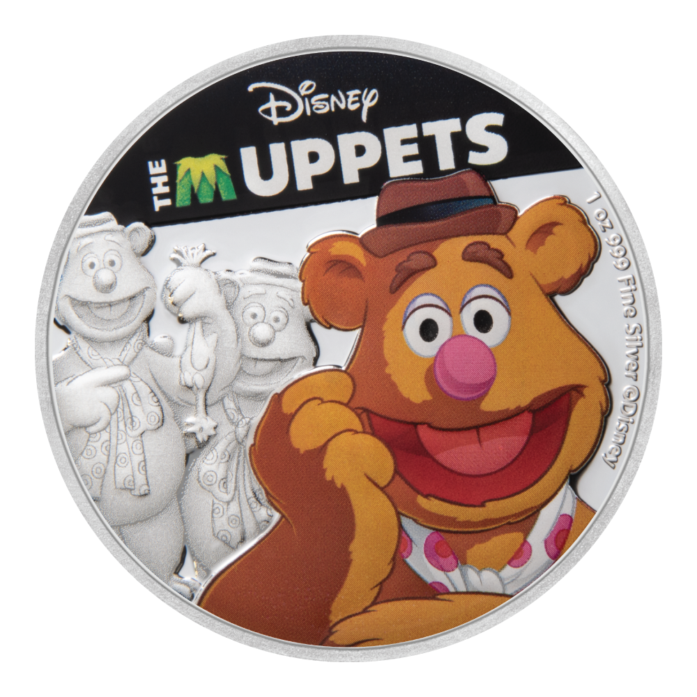 Silver Numis Disney The Muppets Fozzie Bear 2019 1 oz | Silver Bullion