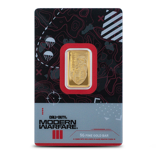Gold Numis Call Of Duty Modern Warfare III Bar 2024 5 Gram | Silver Bullion